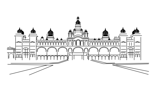 Mysore Palace Cartoon Images - ಮೈಸೂರು ಅರಮನೆ), also known as amba vilas ...